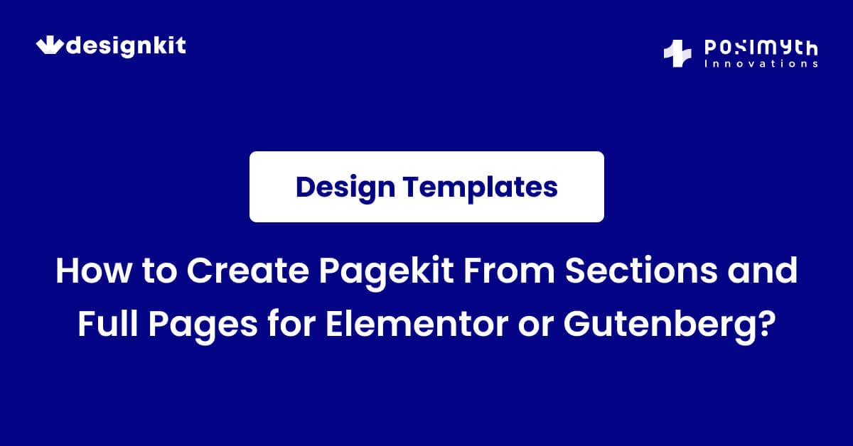 How to Create Pagekit From Sections and Full Pages for Elementor or ...